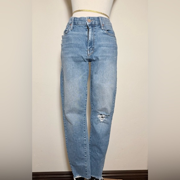 MOTHER | Jeans | Mother The Looker Ankle Fray In Love Gun Sz 29 | Poshmark